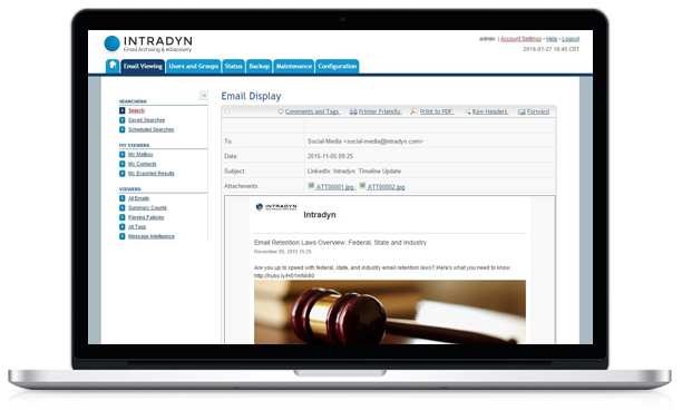 Social Media Archiving - Intradyn